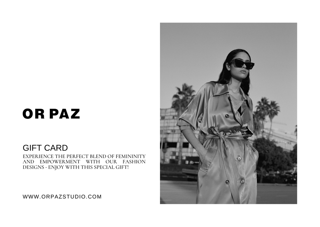OR PAZ GIFT CARD